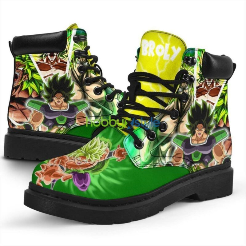 Broly Dragon Ball Super Anime Boots For Men And Women - Hobbyxstyle.com