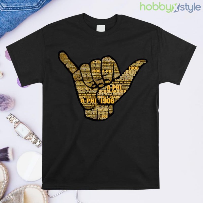 Alpha African Fraternity Hand Sign Words 1906 Shirt - Hobbyxstyle.com